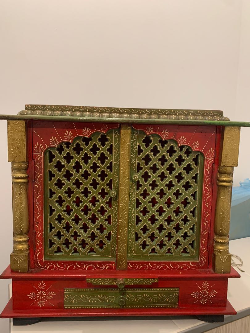 Hindu Temple Cabinet (Wall mountable) **FREE**, Furniture & Home Living ...