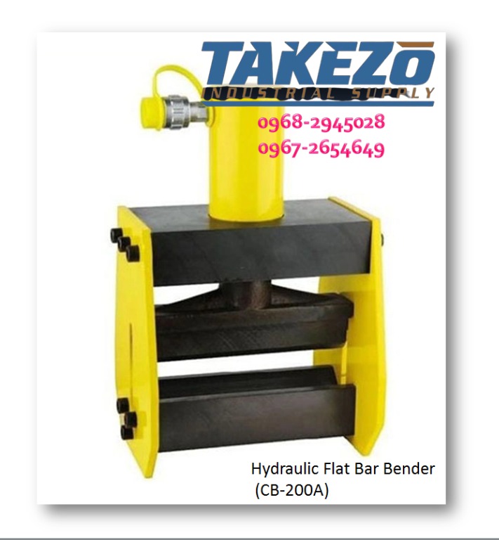 HYDRAULIC BUS BAR BENDER MACHINE FOR BENDING COPPER, ALUMINUM AND METAL ...