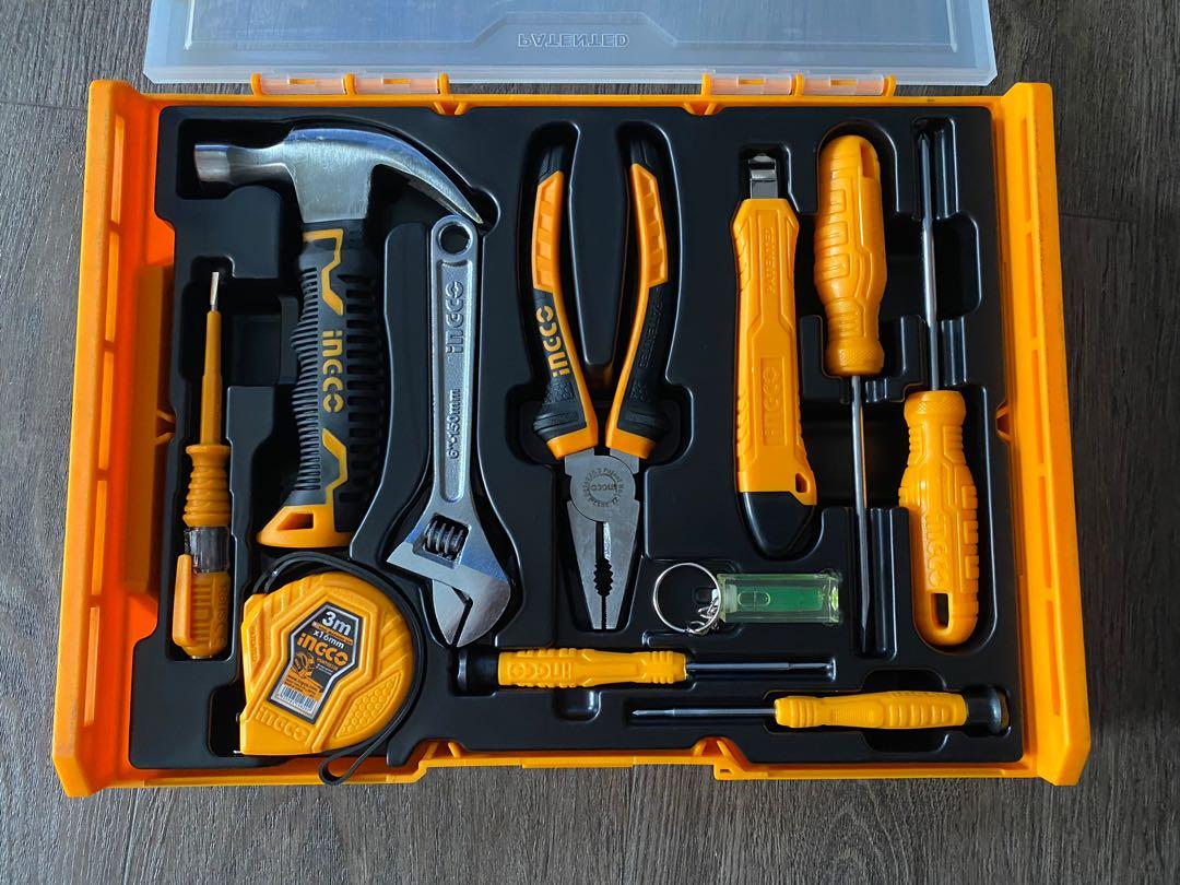 Ingco Tool Kit Handy man Tools, Furniture & Home Living, Home ...