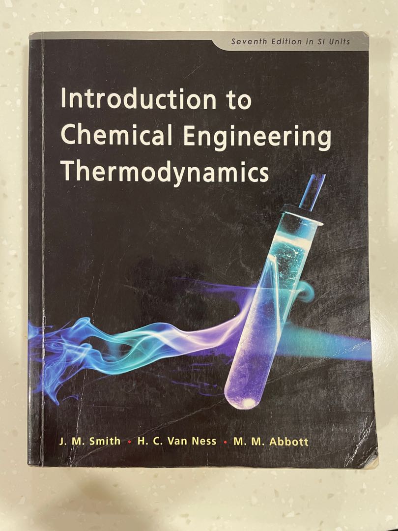 Introduction to Chemical Engineering Thermodynamics, Hobbies & Toys ...