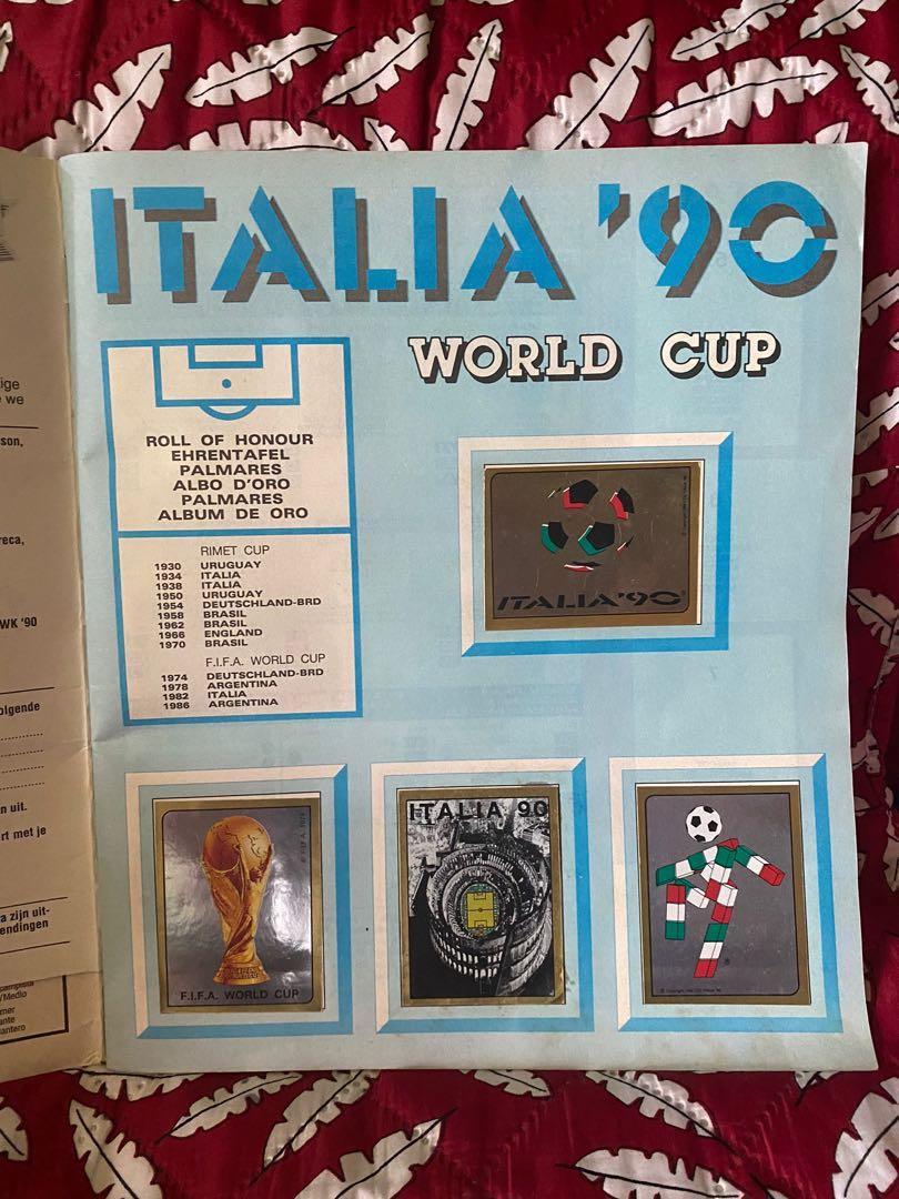Italia 90 World Cup 1990 panini original sticker album, Hobbies & Toys ...