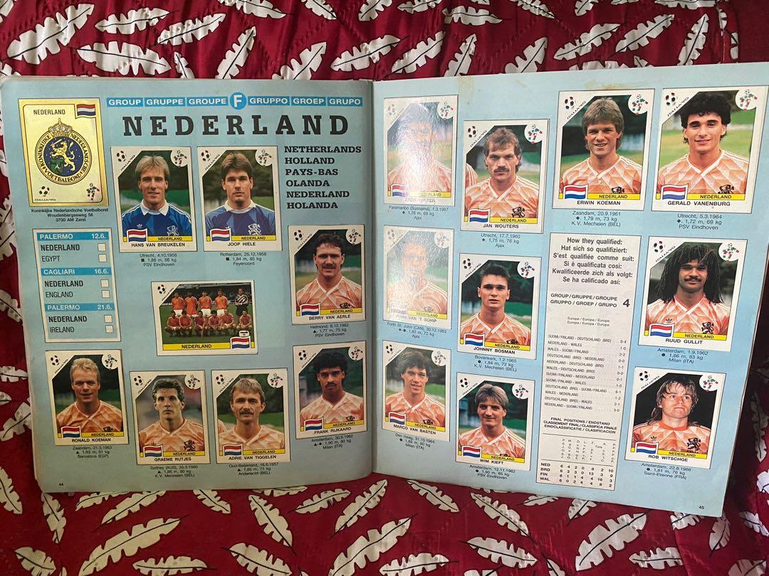 Italia 90 World Cup 1990 panini original sticker album, Hobbies & Toys ...
