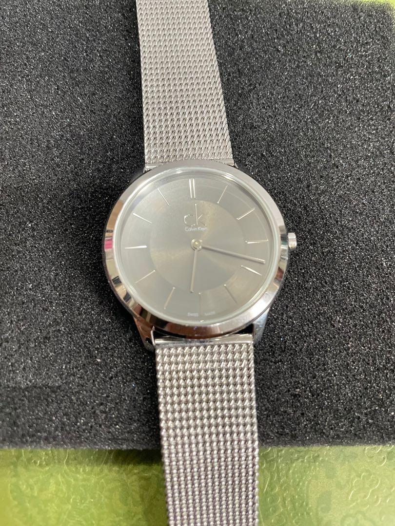 calvin klein swiss made K3M 221, Barang Mewah, Jam Tangan di Carousell