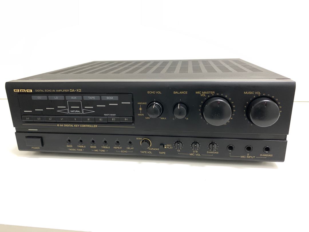 Japan-made bmb da-x2 professional Ktv amplifier, 興趣及遊戲, 音樂、樂器 & 配件, 樂器 ...