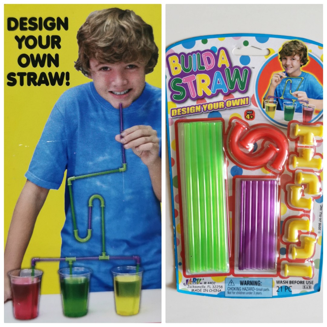 Ja-Ru Build A Straw home activity for children, Hobbies & Toys, Toys ...