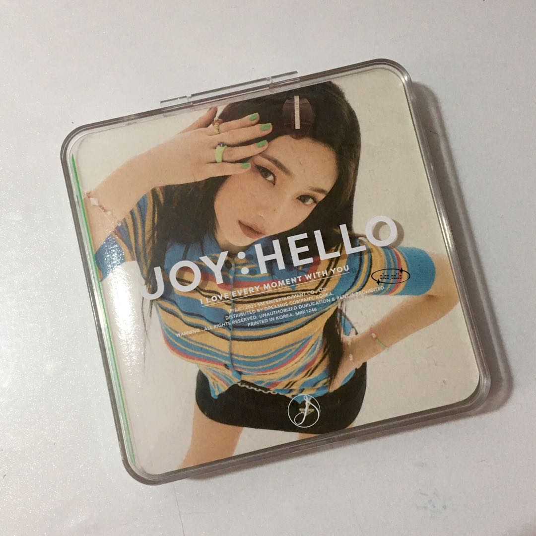 Joy HELLO Case ver. Unsealed Album Red Velvet Solo rv, Hobbies & Toys ...
