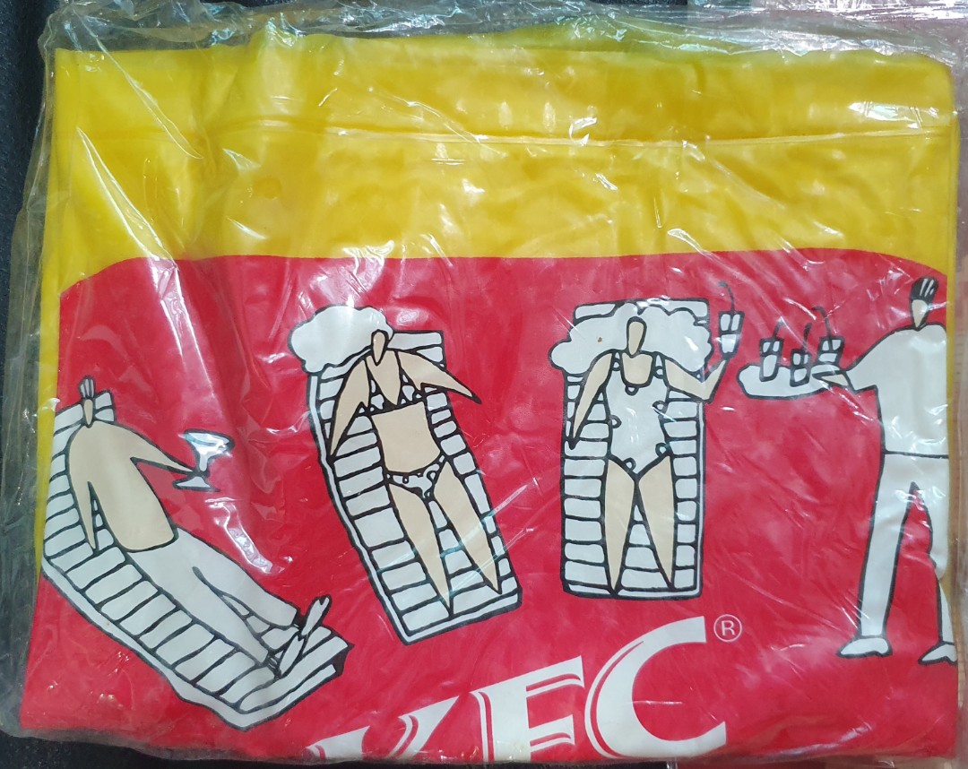 KFC inflatable float in yellow and purple brand new in packaging ...