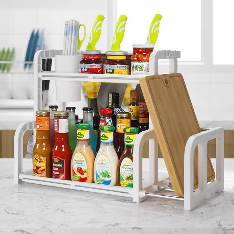 Kitchen Condiment Rack, Furniture & Home Living, Kitchenware ...