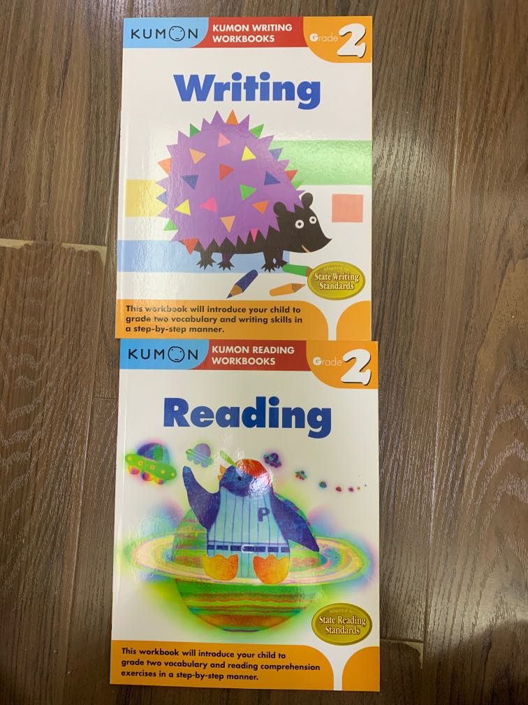 Kumon Writing and Reading Grade 2, 興趣及遊戲, 書本 & 文具, 書本及雜誌 - 補充練習 - Carousell