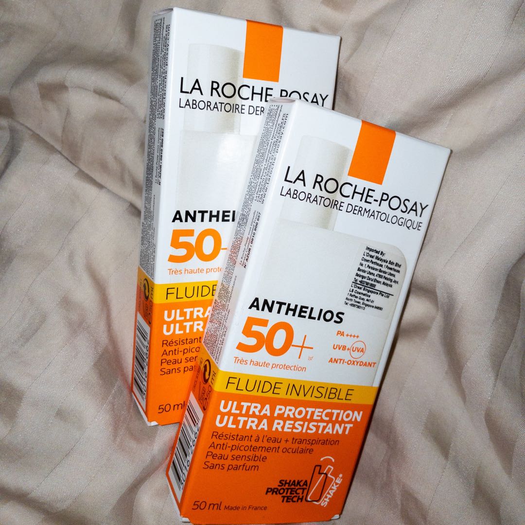 La Roche Posay Sunscreen 50ml SPF50+ Anthelios Invisible Fluid SPF50 ...