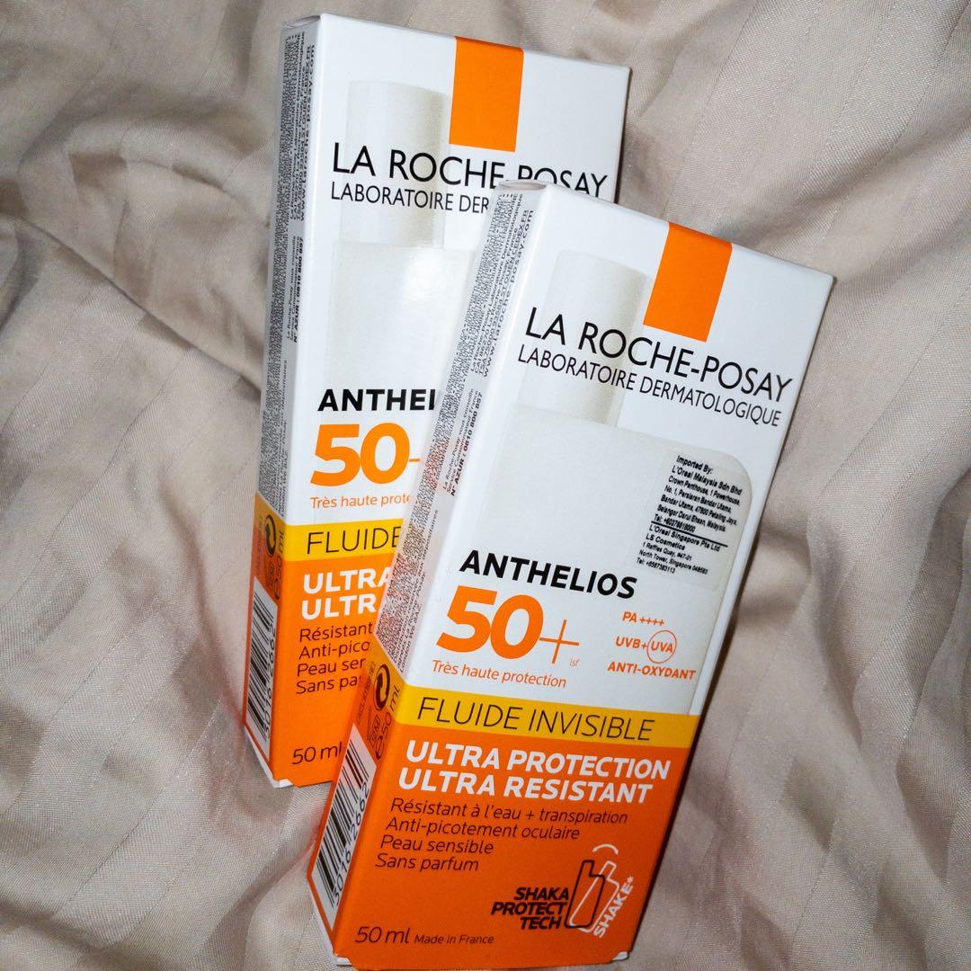 La Roche Posay Sunscreen 50ml SPF50+ Anthelios Invisible Fluid SPF50 ...