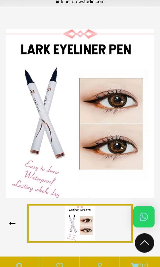 Lark Water proof Eyeliner Pen, Beauty & Personal Care, Ear Care on ...