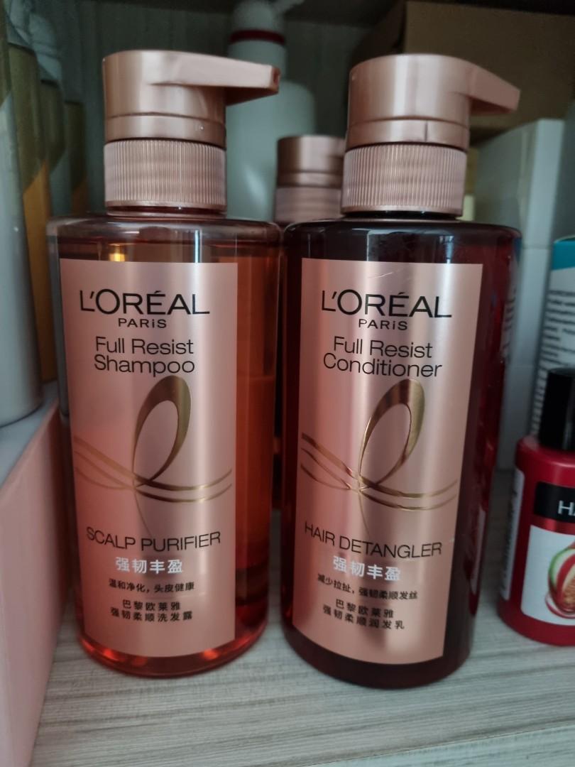 L'OREAL PARIS ELSEVE Full Resist Anti Hair Fall travel set, Beauty ...