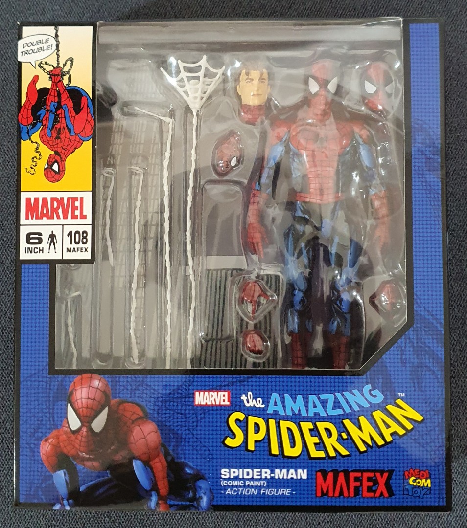 MAFEX 108 SPIDER MAN COMIC PAINT VER., Hobbies & Toys, Toys & Games on ...