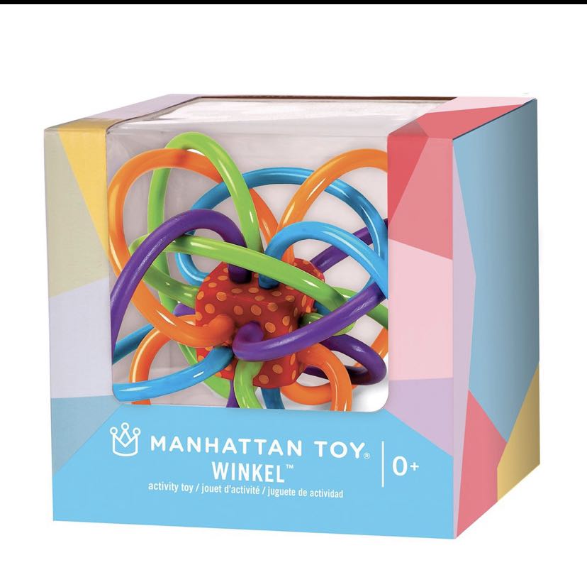 Manhattan Toy Winkel Rattle and Sensory Teether Activity Toy, Babies ...