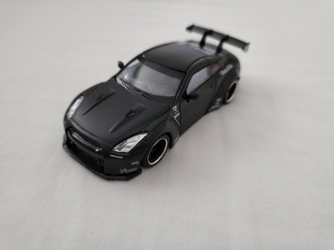 Mini GT #31 Nissan GT-R R35 Liberty Walk Matte Black LB-Works Minigt 1/ ...