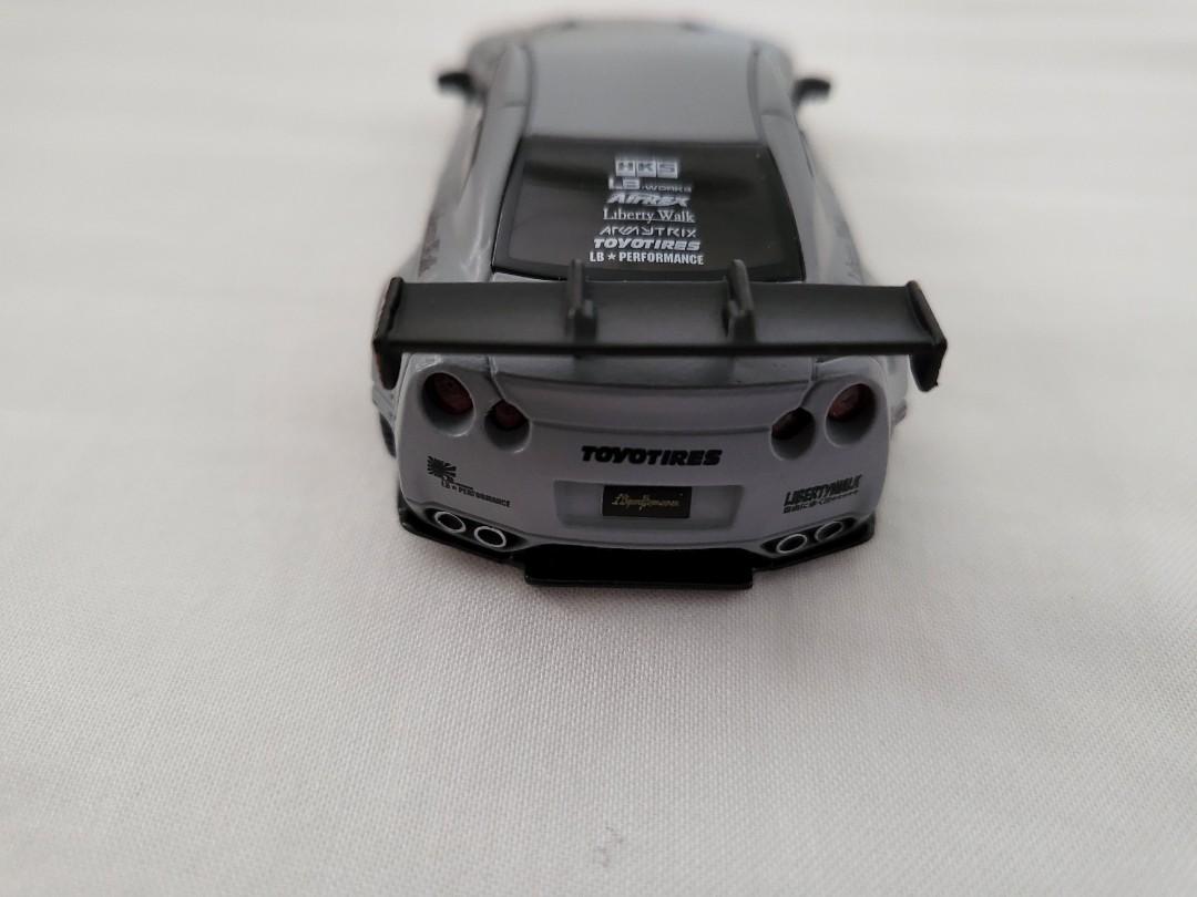 (Last 1) Mini GT #3 Nissan GT-R R35 Matte Grey Liberty Walk LB-Works ...