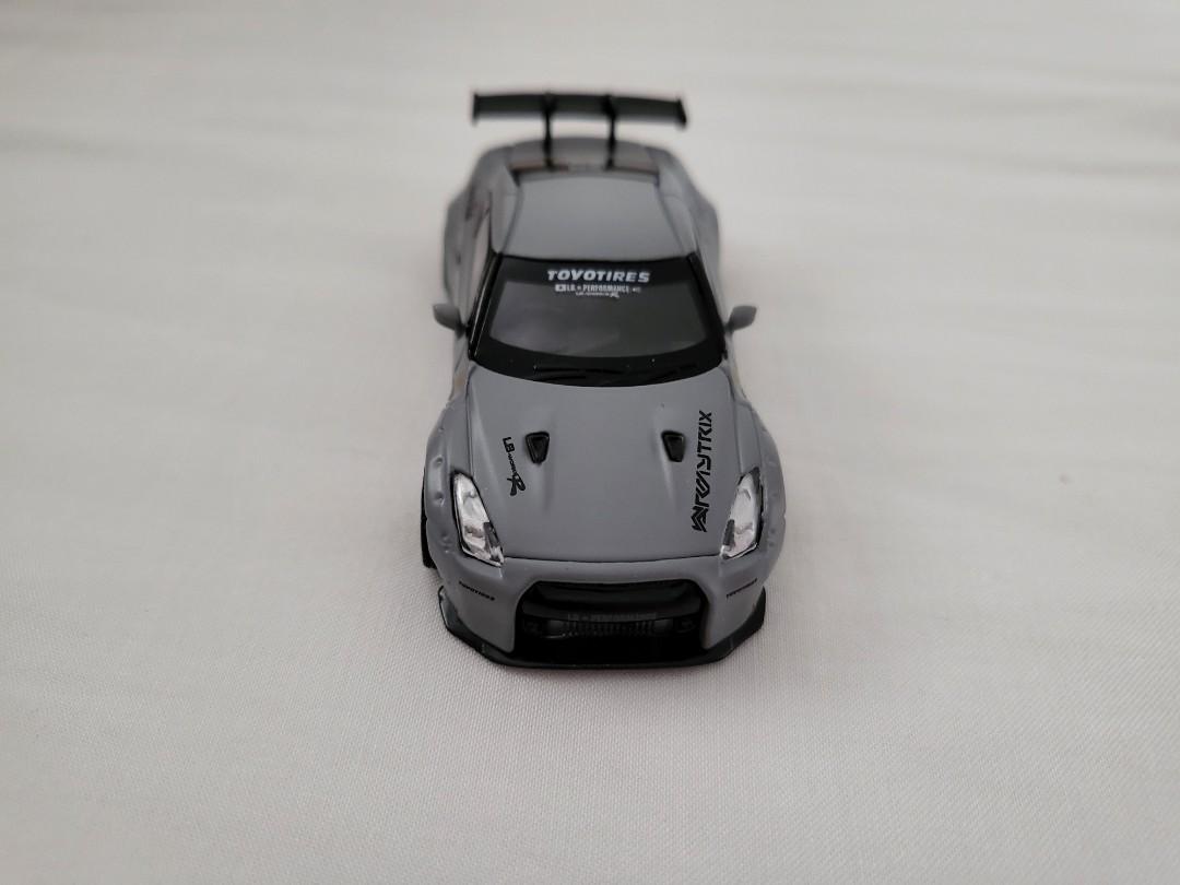 (Last 1) Mini GT #3 Nissan GT-R R35 Matte Grey Liberty Walk LB-Works ...