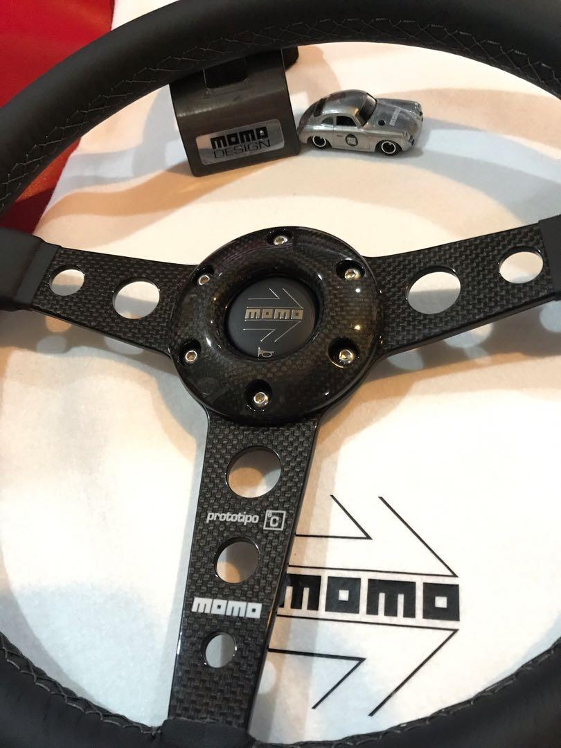 MOMO CARBON FIBER Center ring cap for all MOMO steering Wheels, Auto ...
