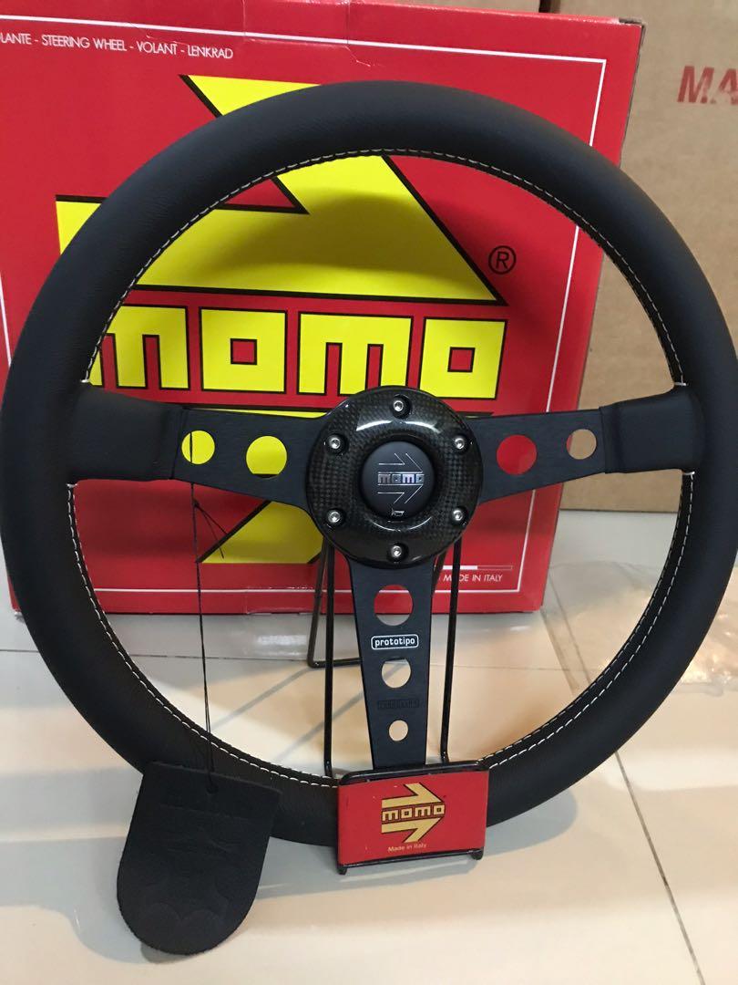MOMO CARBON FIBER Center ring cap for all MOMO steering Wheels, Auto ...