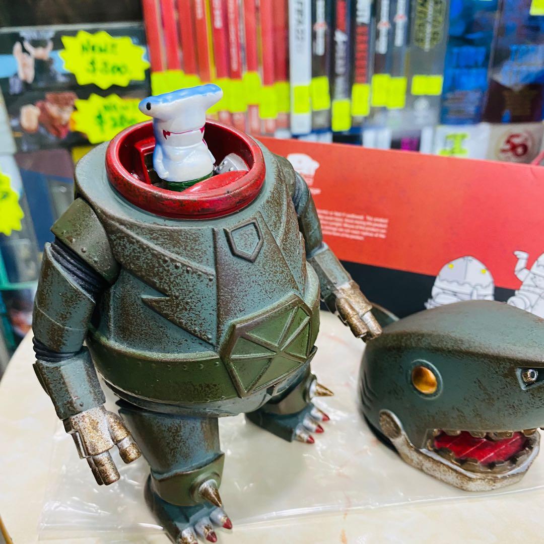 Momoco Studio 毛毛二 鉄甲鯊力士 鐵甲鯊力士 Figure, 公告欄 - Carousell