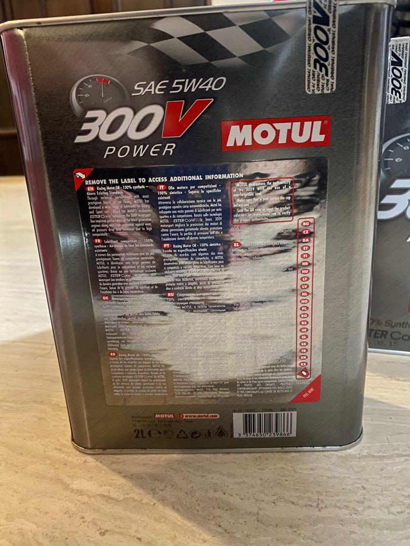 Motul 300V 5W40 2l, Car Accessories, Accessories on Carousell