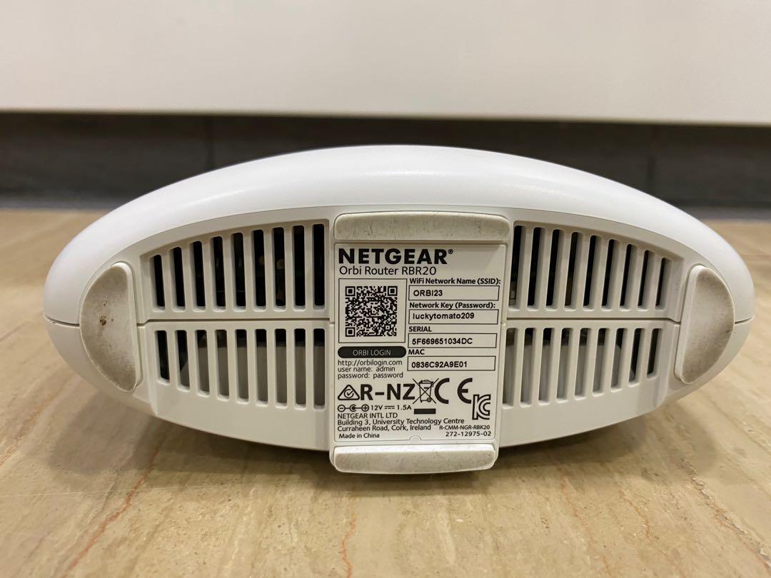 Netgear Orbi Router RBR20, Computers & Tech, Parts & Accessories ...