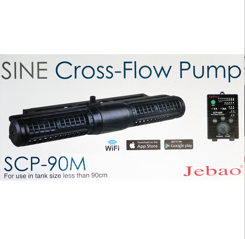 NEW! Jecod Jebao Cross-Flow Pump SCP-90M / wakemaker Aquarium Reef Freshwater controllable ...