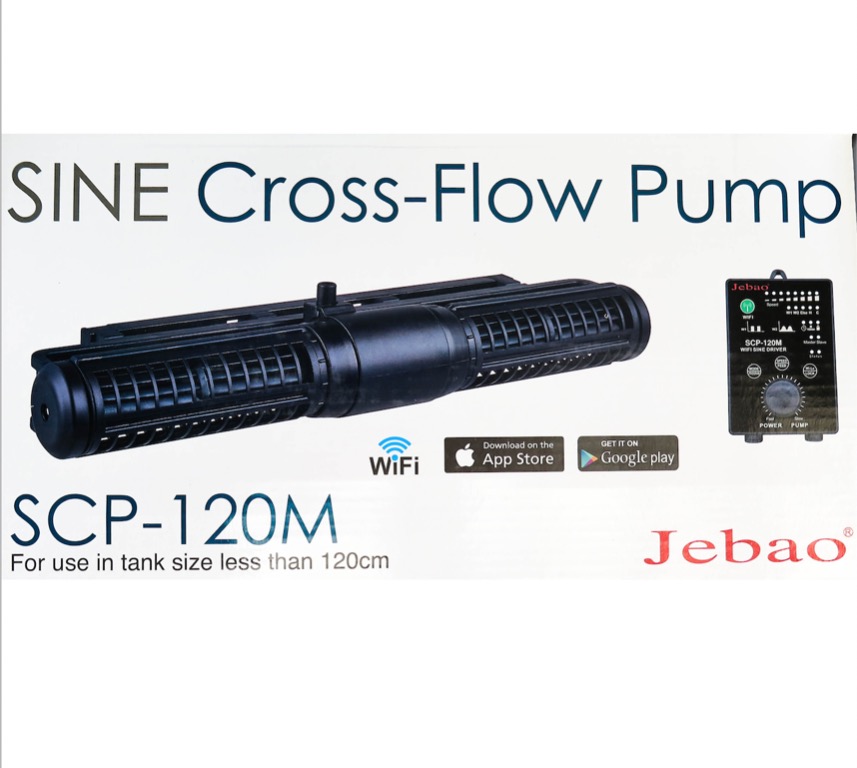 NEW! Jecod Jebao Cross-Flow Pump SCP-120M / wake maker Aquarium wave maker Reef Fresh water ...