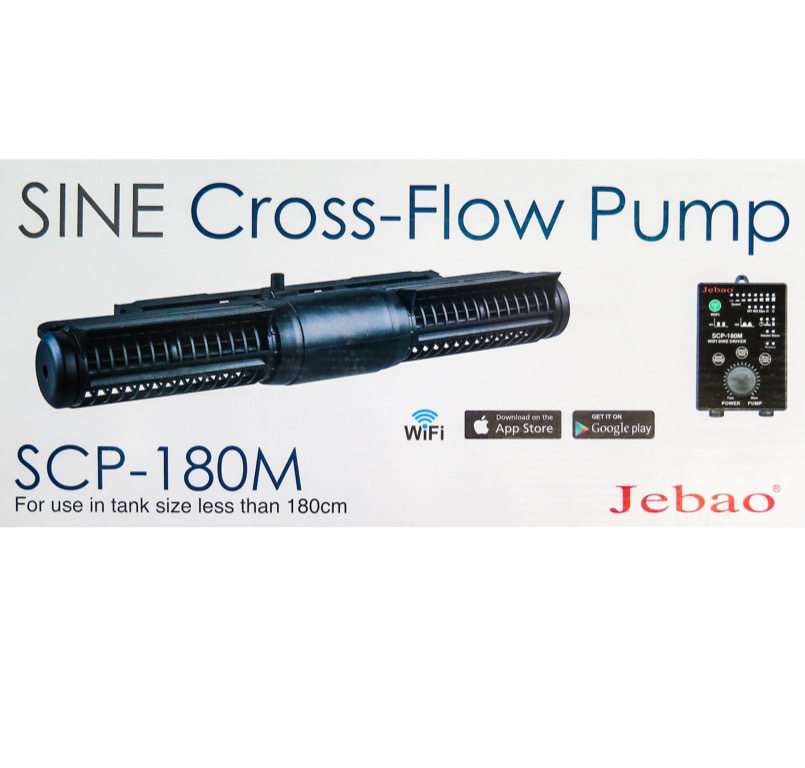 NEW! Jecod Jebao Cross-Flow Pump SCP-180M / Aquarium wavemaker Reef Fresh water controllable ...