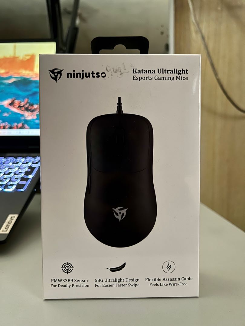 Ninjutso Katana Ultralight Esports Gaming Mouse (Wired), Computers ...