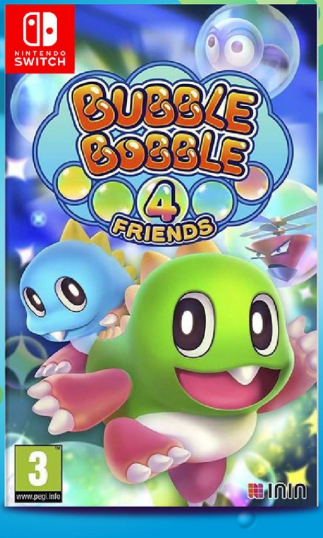 Nintendo Switch Bubble Bobble 4 Friends, Video Gaming, Video Games ...