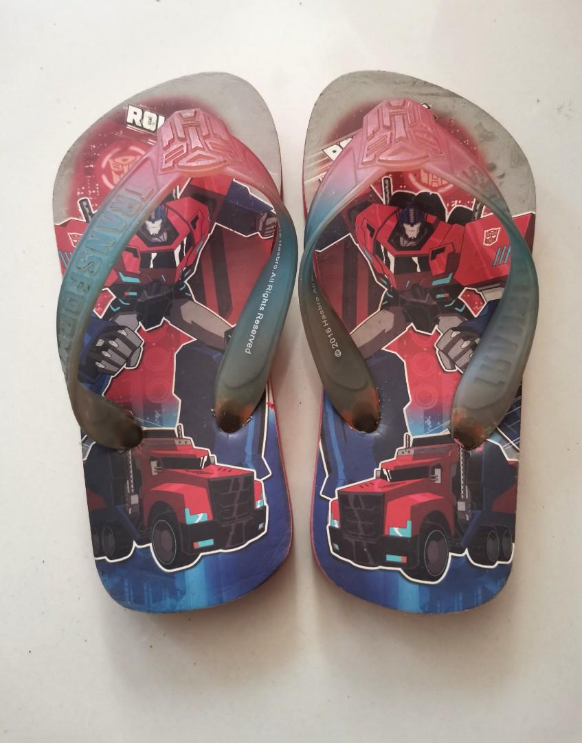 Original Transformers Slippers, Babies & Kids, Babies & Kids Fashion on ...