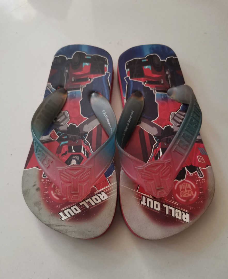 Original Transformers Slippers, Babies & Kids, Babies & Kids Fashion on ...