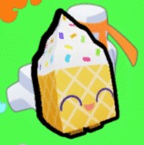 Pet Simulator X Ice Cream Cone, Video Gaming, Gaming Accessories, In ...