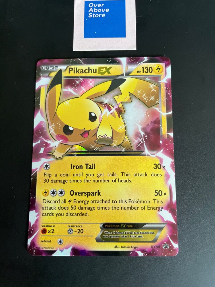 Pikachu Ex Promo, Hobbies & Toys, Toys & Games on Carousell