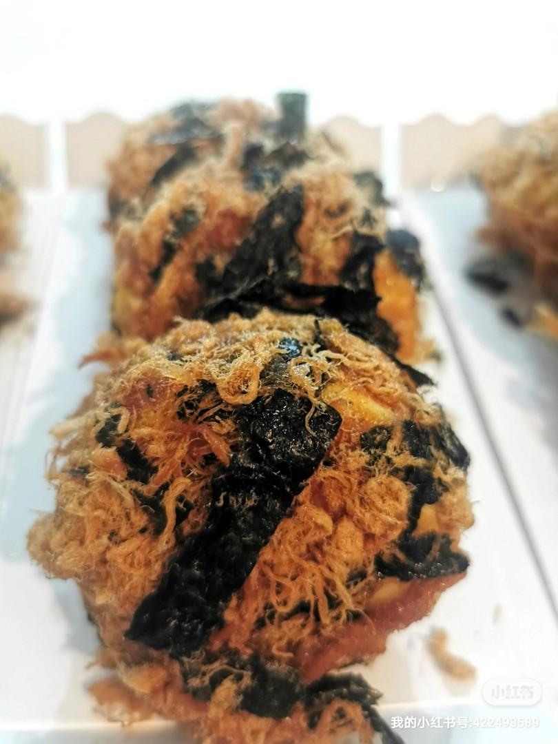 Pork floss seaweed cake, Food & Drinks, Homemade Bakes on Carousell