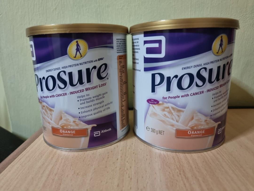 Prosure powder orange flavoured 380g, Food & Drinks, Packaged & Instant ...