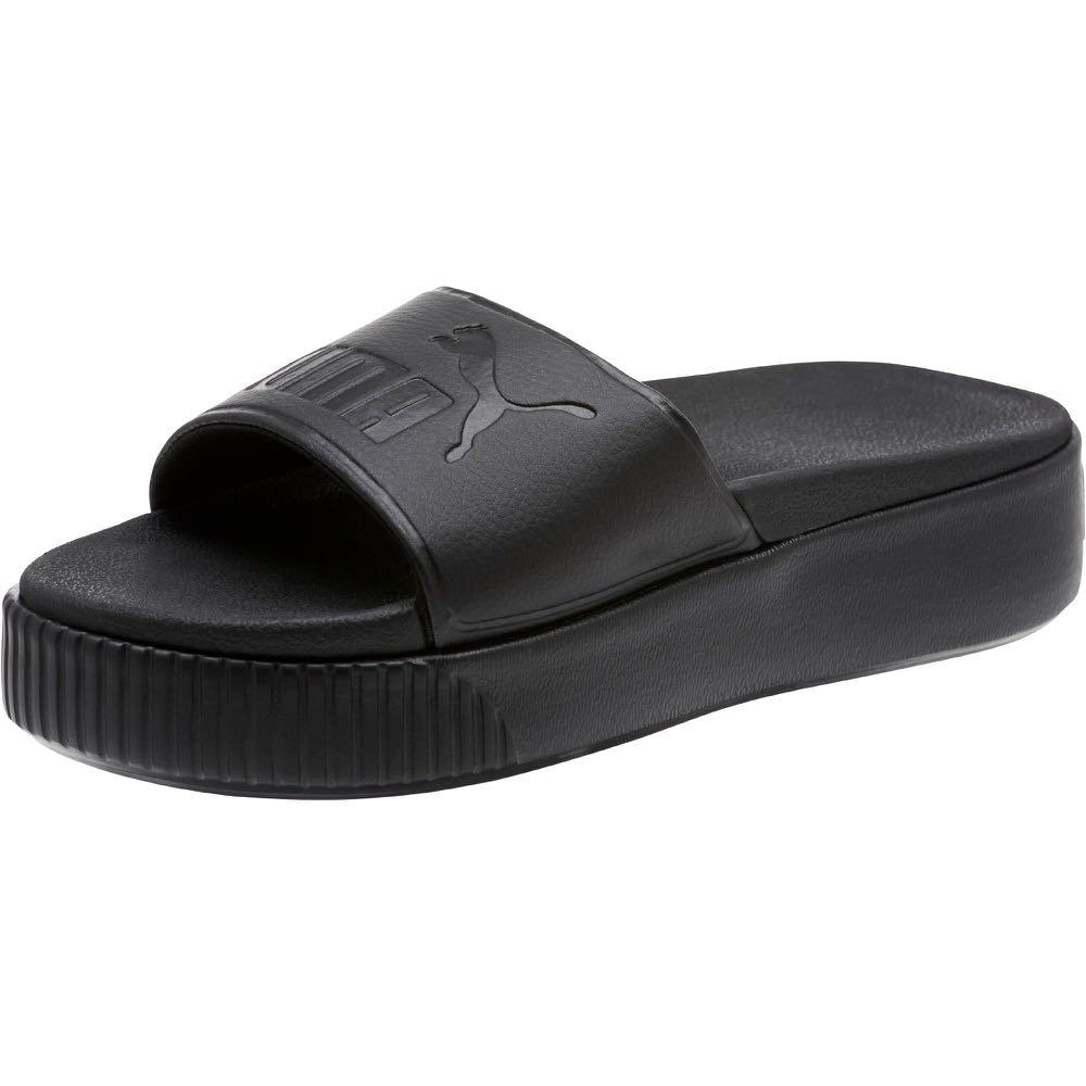 Puma Cloudfoam Platform Slides/Sandals, Women's Fashion, Footwear ...