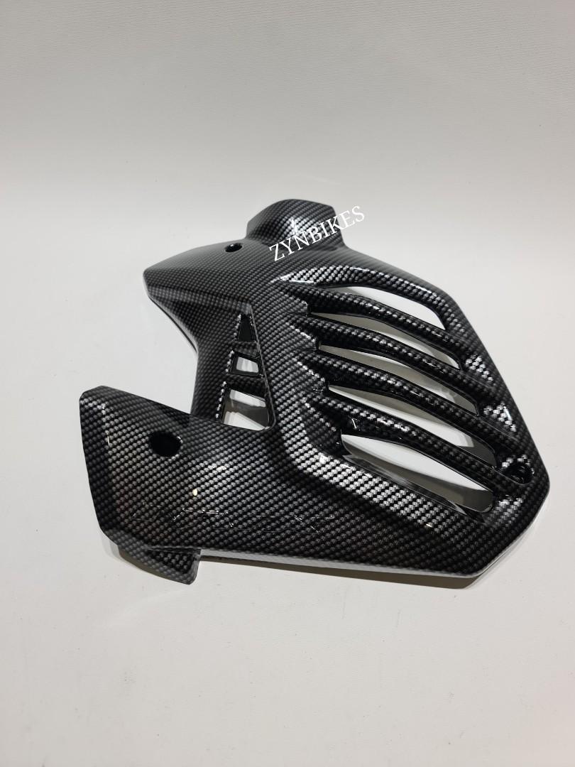 RADIATOR COVER PLASTIC CARBON YAMAHA AEROX 155 NVX 155 V1, Motorcycles ...