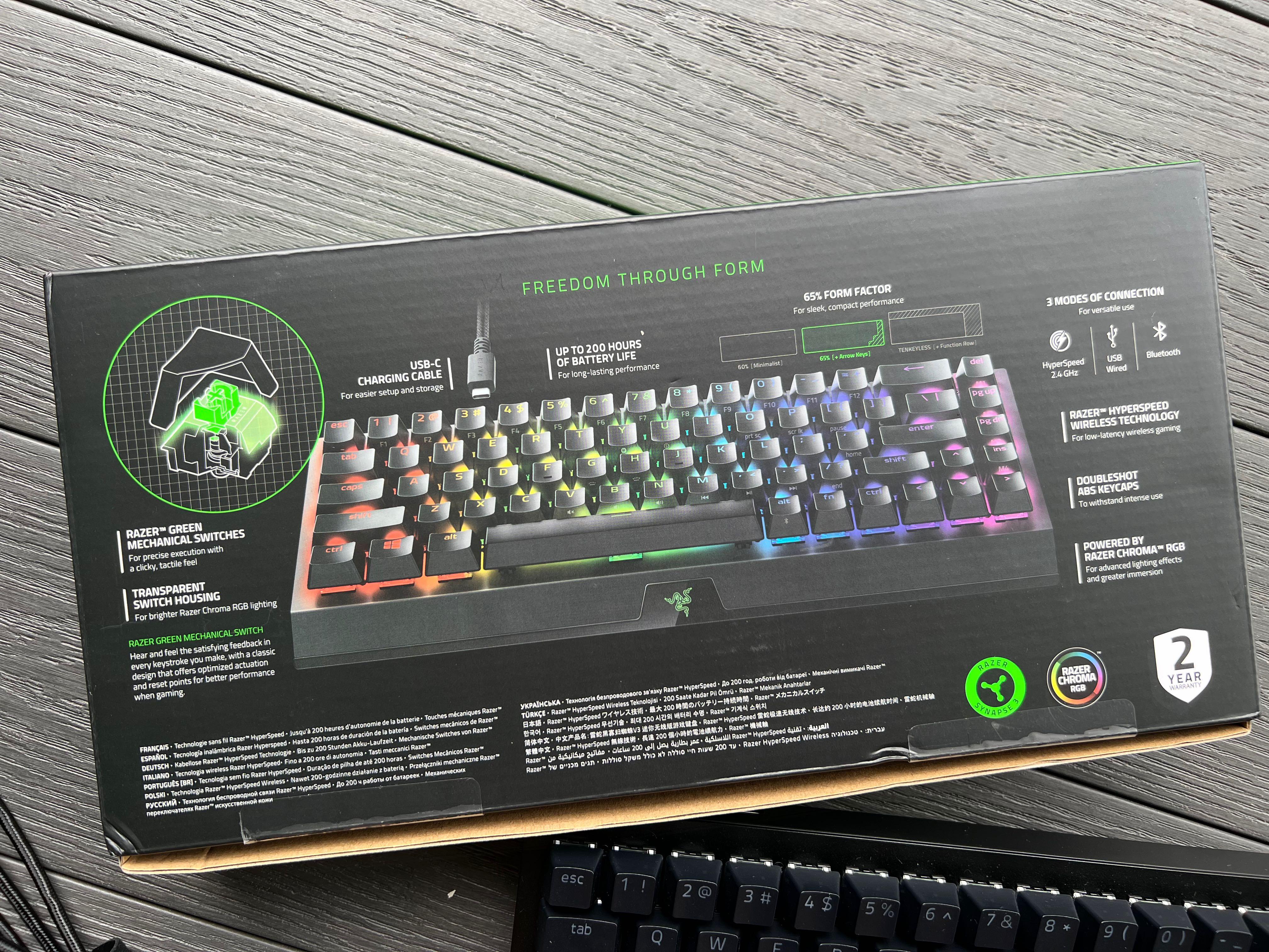 Razer BlackWidow v3 Mini Hyper Speed, Computers & Tech, Parts ...