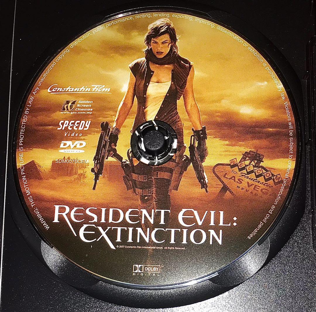 RESIDENT EVIL : EXTINCTION DVD VIDEO, Hobbies & Toys, Music & Media ...