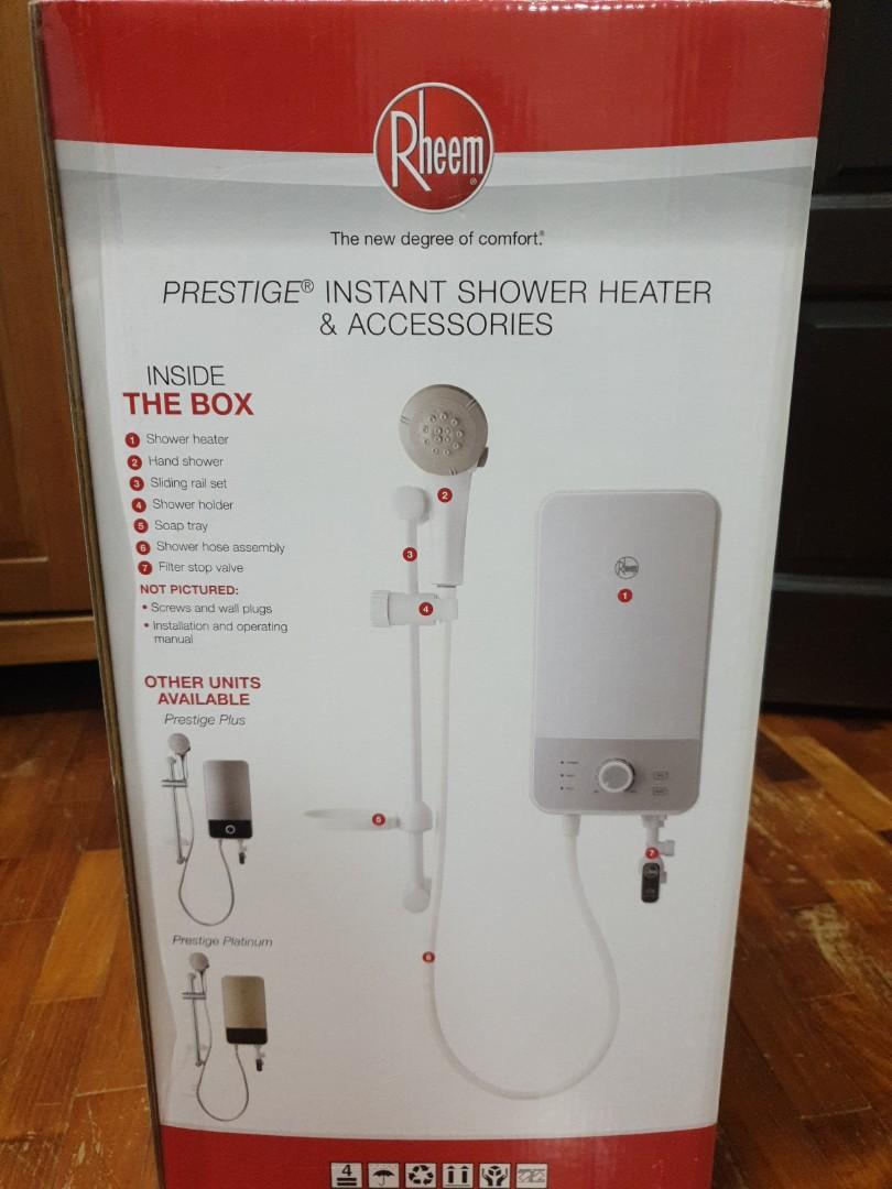 Rheem Prestige Instant Shower Heater Tv And Home Appliances Water