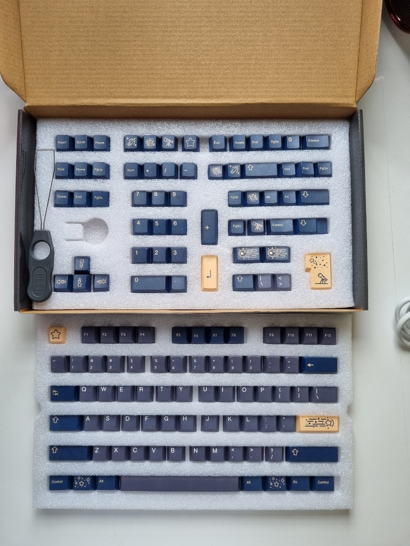 S> PBT Stargaze Keycaps (Clones), Computers & Tech, Parts & Accessories ...