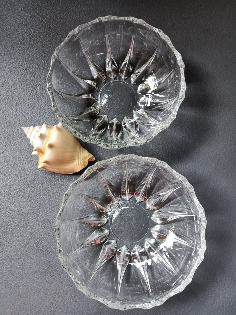 SET - Crystal Small Bowls, Furniture & Home Living, Kitchenware ...