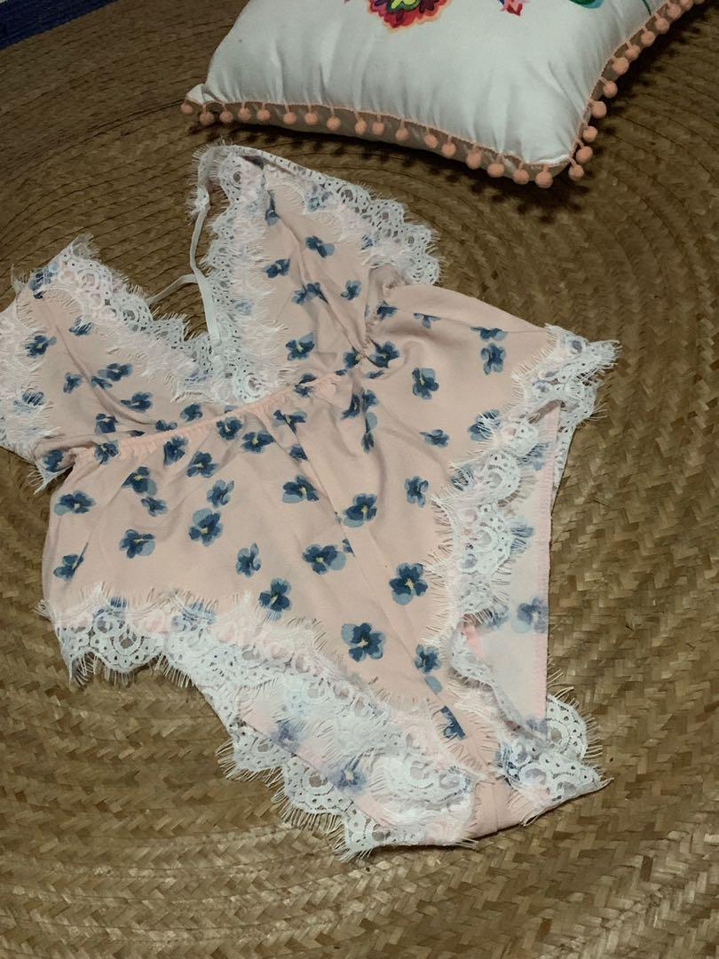 Sexy pink and blue body suit, Women's Fashion, Undergarments ...