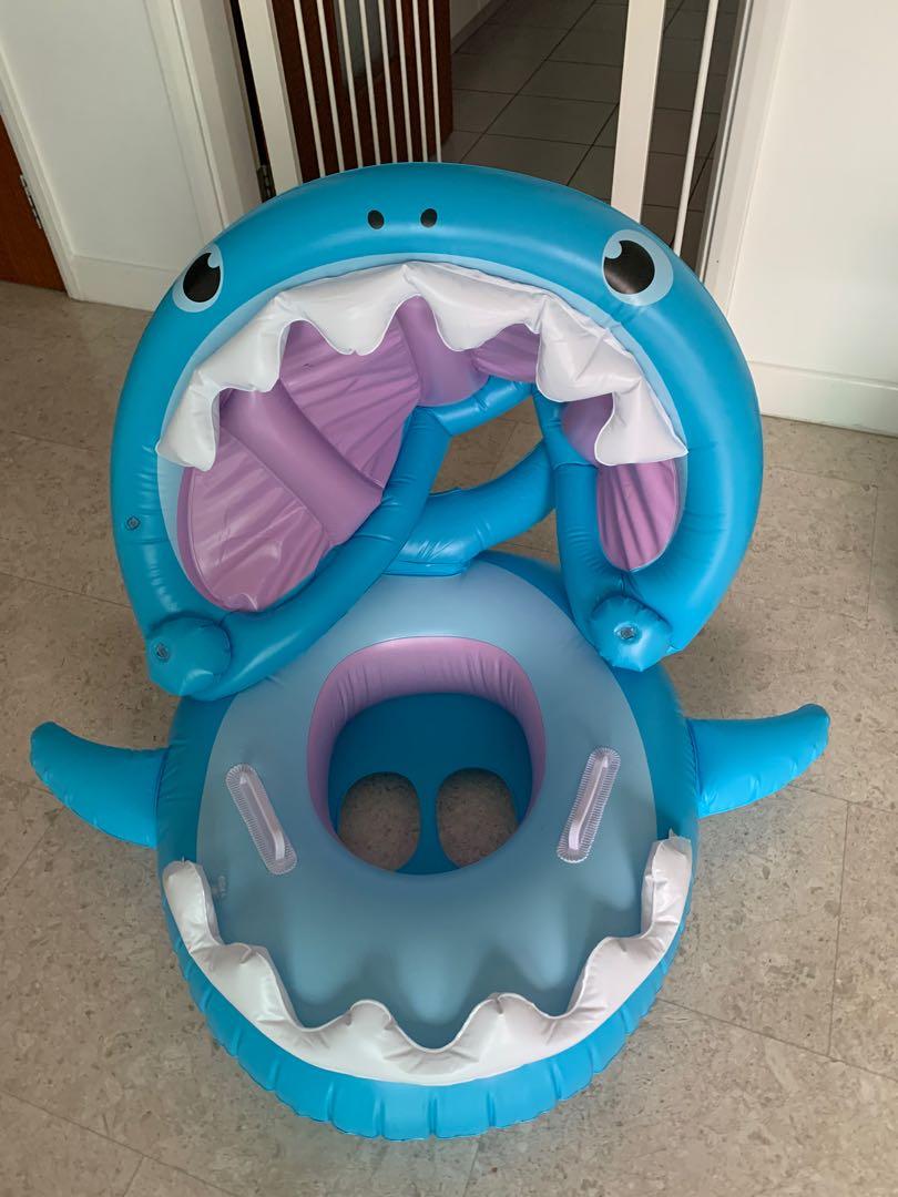 Shark baby swimming floatation device, Babies & Kids, Infant Playtime ...