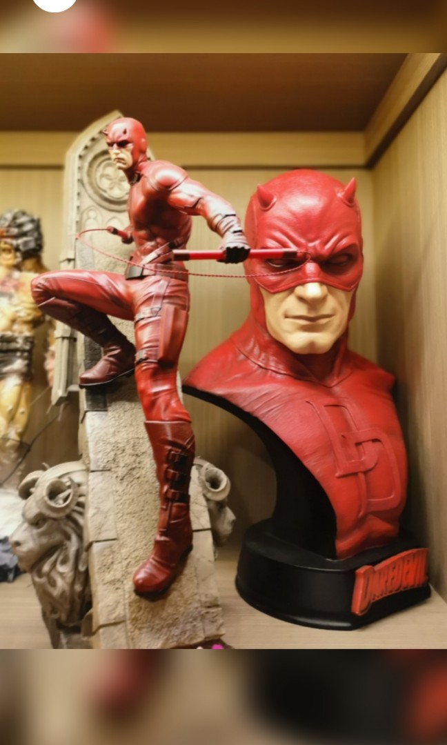 Sideshow XM studios Daredevil statues, Hobbies & Toys, Toys & Games on ...
