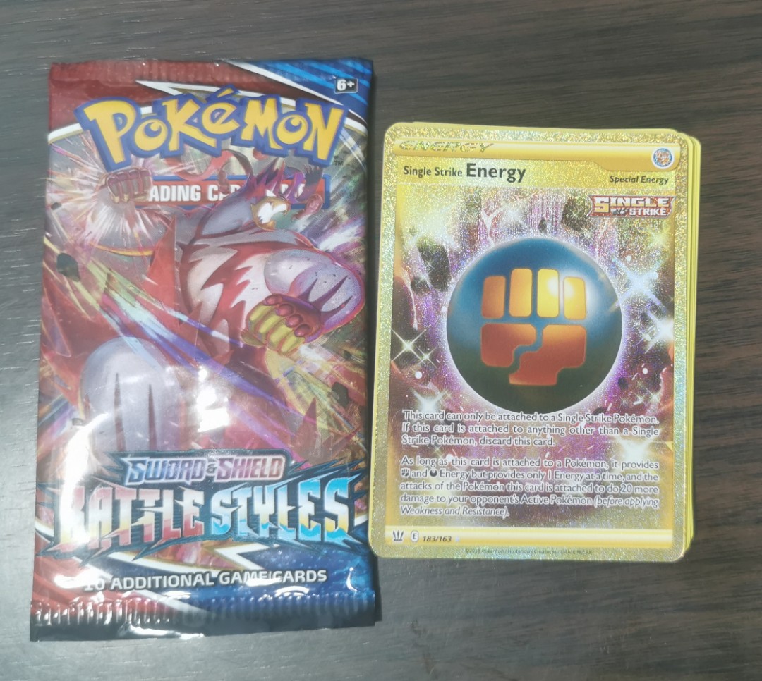 Pokemon Single strike energy card, Hobbies & Toys, Toys & Games on ...