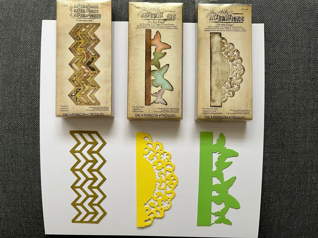 Sizzix Tim Holtz Alterations Dies - On The Edge & Frameworks, Hobbies ...